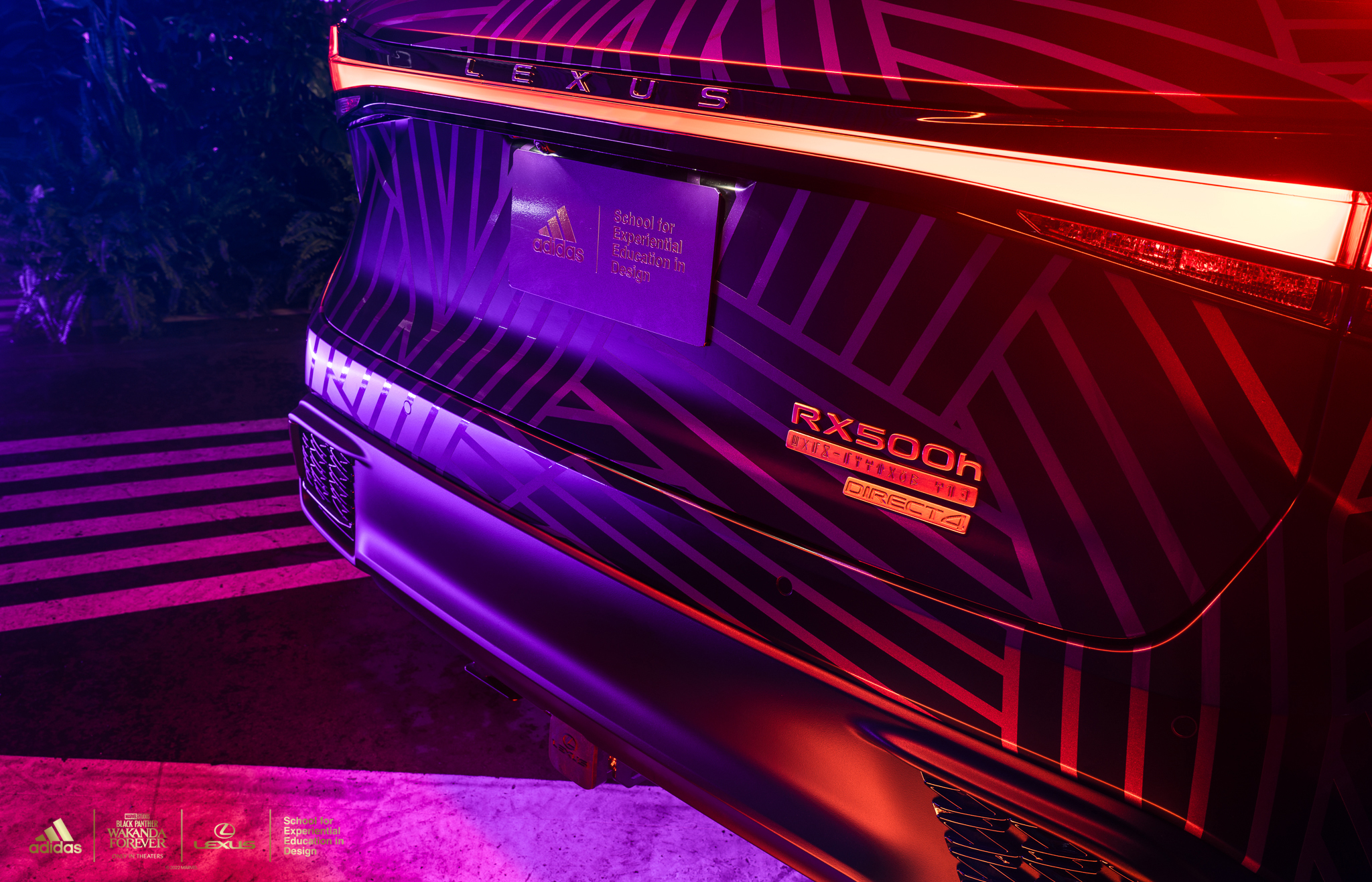Lexus and adidas customise the all-new RX to celebrate Marvel Studios ...